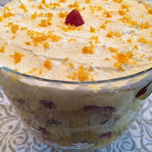 Mango Raspberry Trifle – Ryder Sisters Recipe Collection